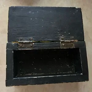 Vintage | Accents | Vtgfolk Art Wood Trinket Jewelry Stash Box Sun Yin ...